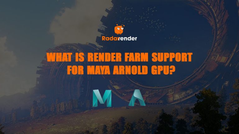 What is render farm support for Maya Arnold GPU?